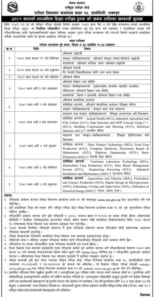 SEE Result 2081 2082 Check Your Grade Sheet Result Here - SchoolNp